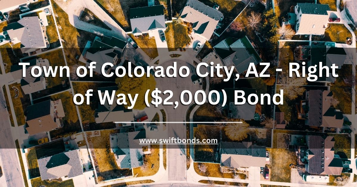 Understanding Public Right of Way Bonds in Colorado