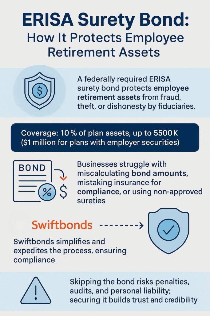 ERISA Surety Bond: How It Protects Employee Retirement Assets - Swiftbonds
