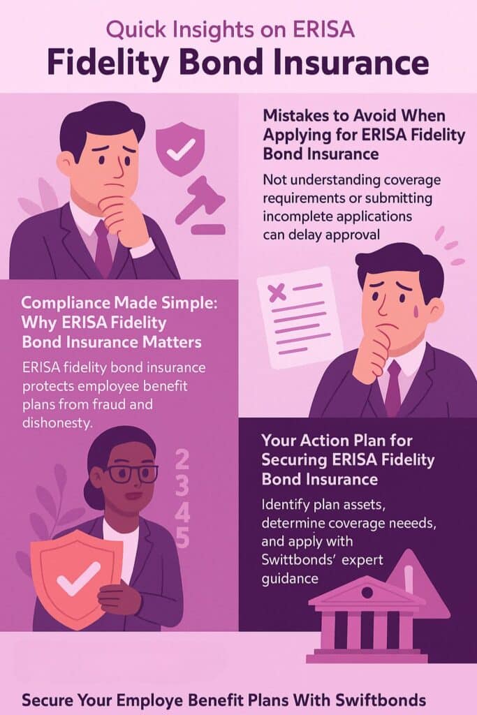 ERISA Fidelity Bond Insurance: What It Covers and Why It’s Required - Swiftbonds
