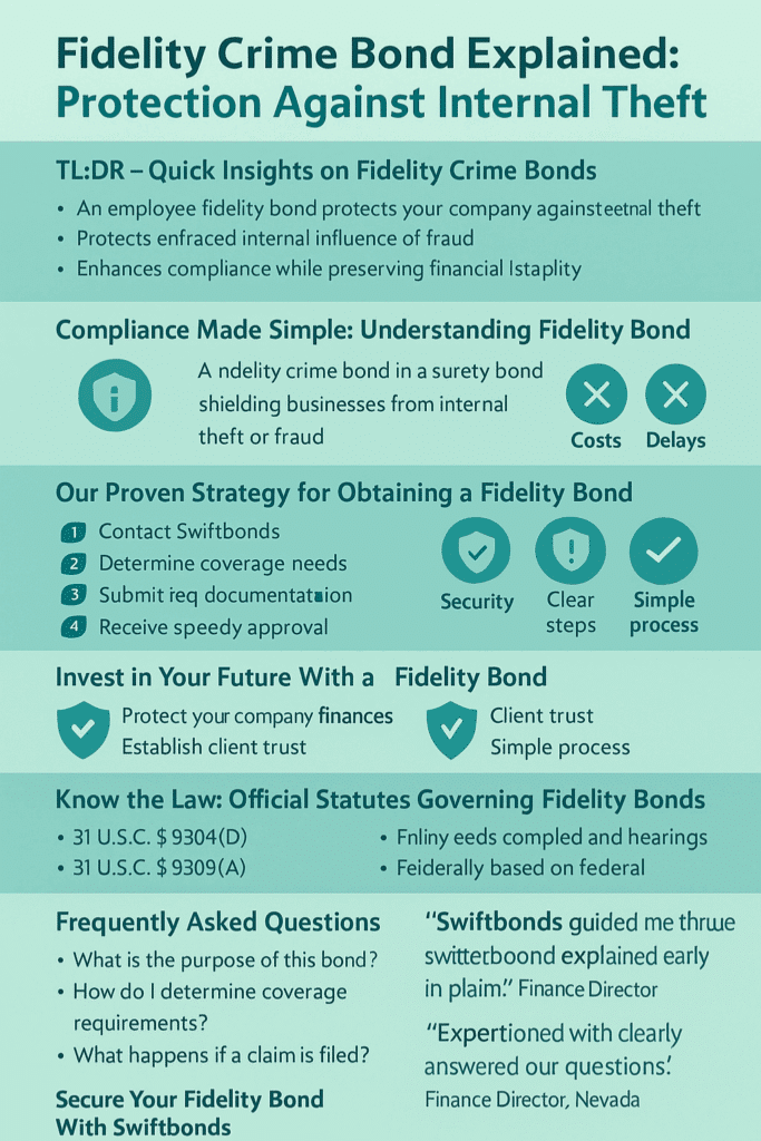Fidelity Crime Bond Explained: Protection Against Internal Theft - Swiftbonds