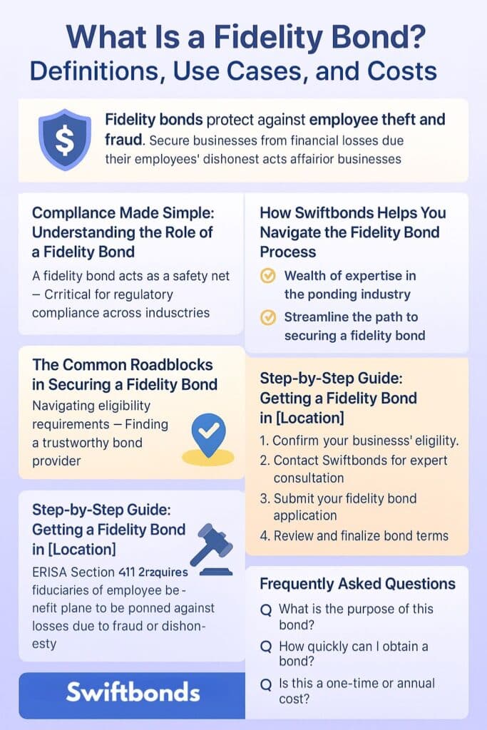 Secure Affordable Fidelity Bonds with Swiftbonds Today